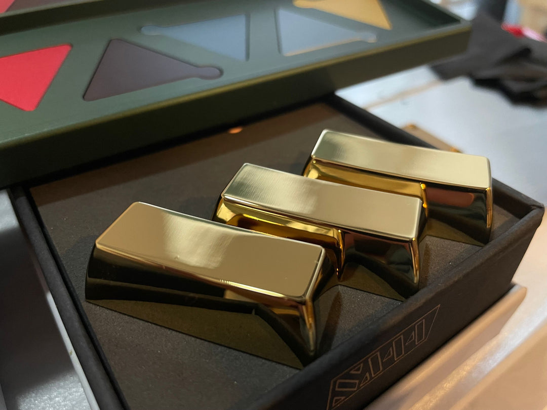 PVD Gold Brass Keycap – SAM